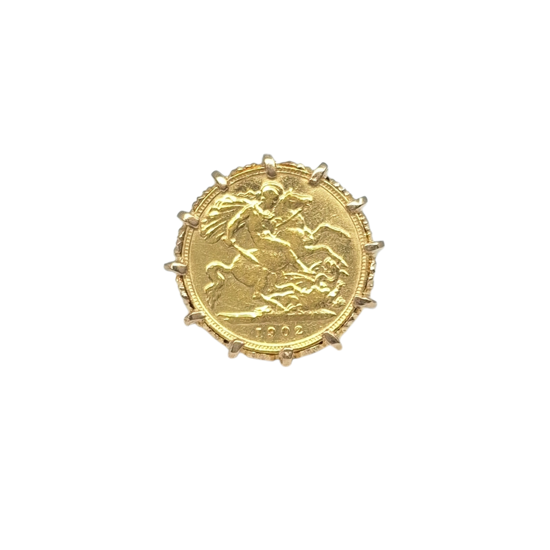 9ct Yellow Gold Half Sovereign Ring – blackwellonline